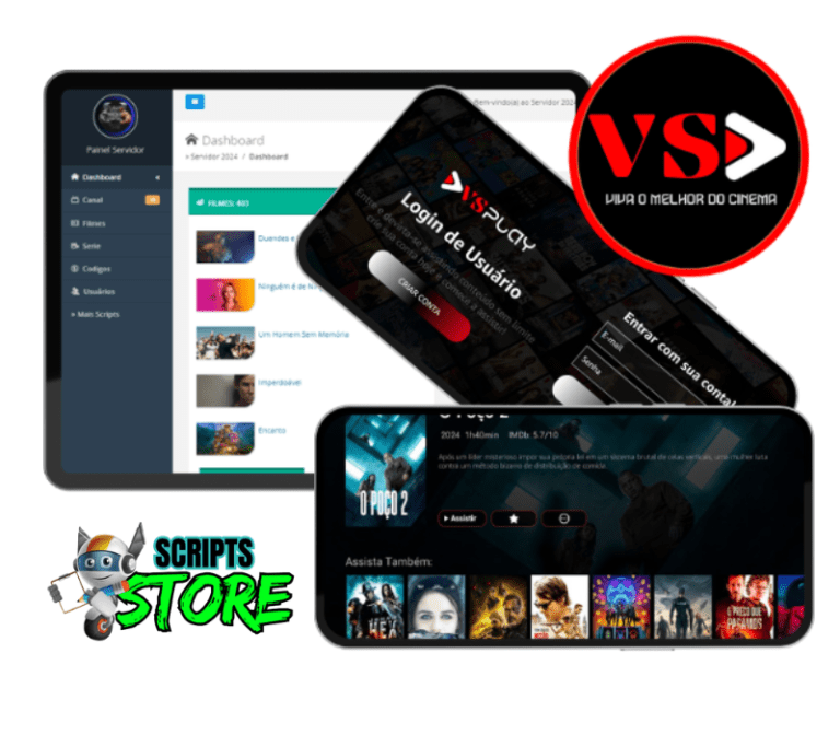 SCRIPT SERVIDOR PROPRIO STREAMING - Loja Scriptstore